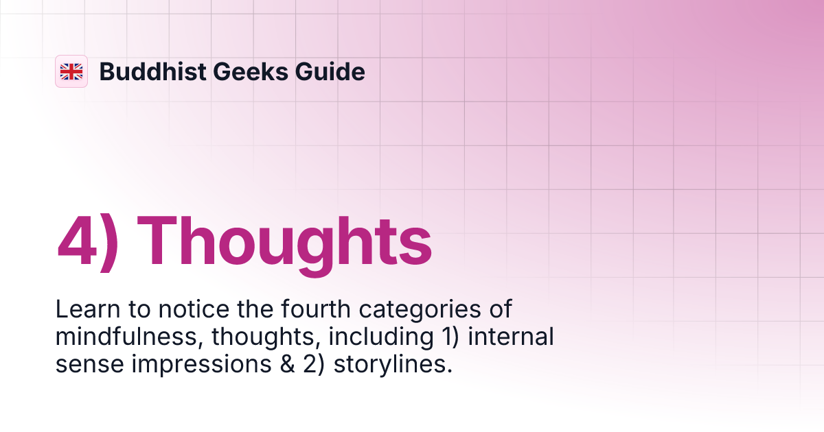 4) Thoughts | Buddhist Geeks Guide